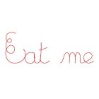 Eat Me Machine Embroidery Design - Filafaire